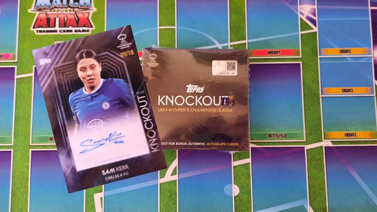 Topps Knockout UEFA Womens Championsleague 2023 Autogramm Hit🔥🔥 - YouTube