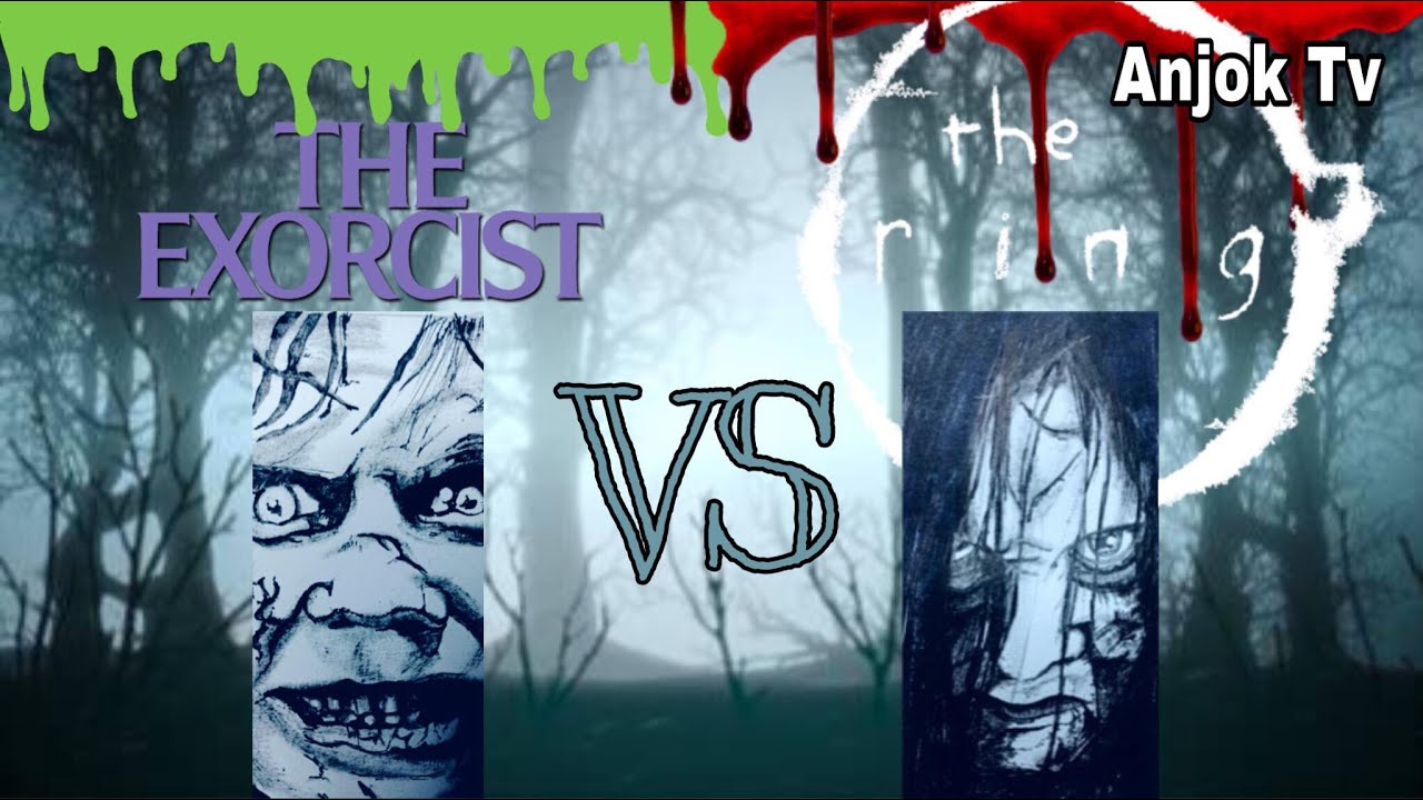 The Exorcist versus The Ring; Back to Back How to Draw - YouTube