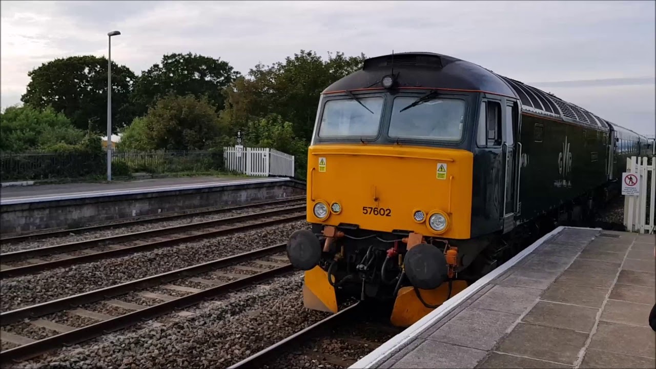 Class 57's At Dawlish Warren (statesman rail pullman) - YouTube