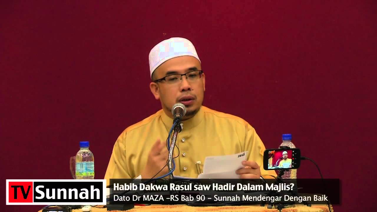 Habib Dakwa Rasul saw Hadir Dalam Majlis - Dato Dr MAZA - YouTube