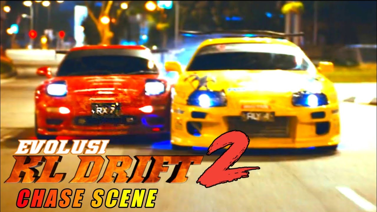 Evolusi KL Drift 2 - Toyota Supra vs RX-7 & Silvia S14 | Chase Scene ...