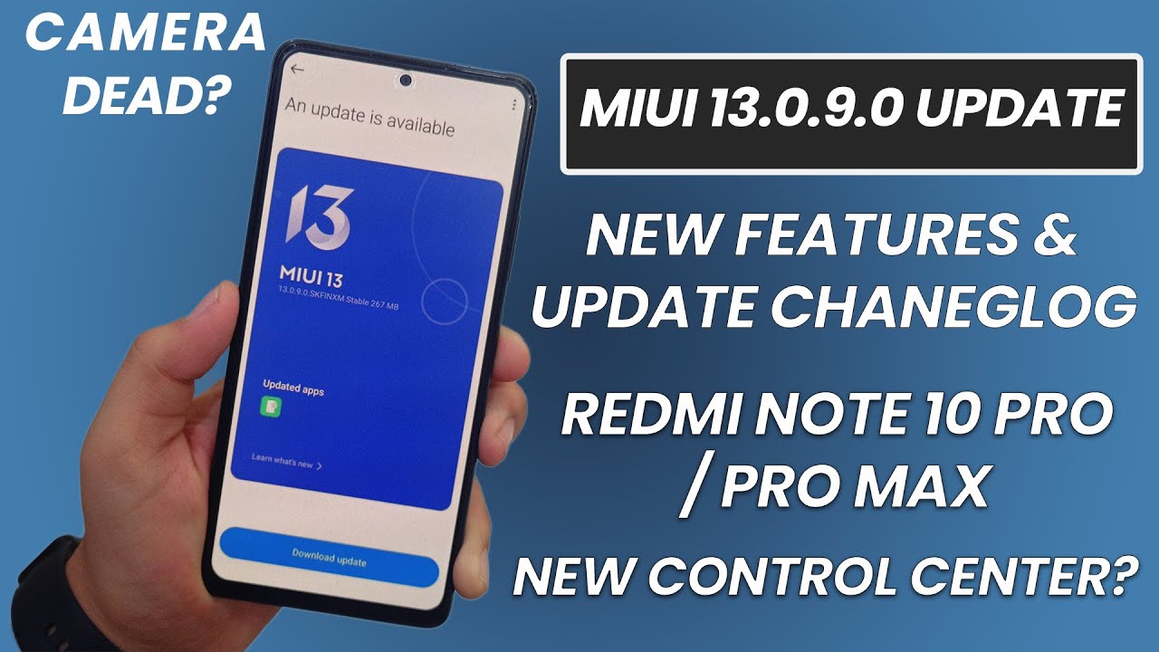 Redmi Note 10 Pro & Pro Max MIUI 13.0.9.0 Update Full Changelog ⚡️⚡ ...