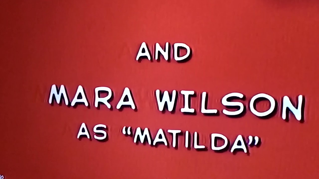 Matilda Créditos en Disney channel - YouTube