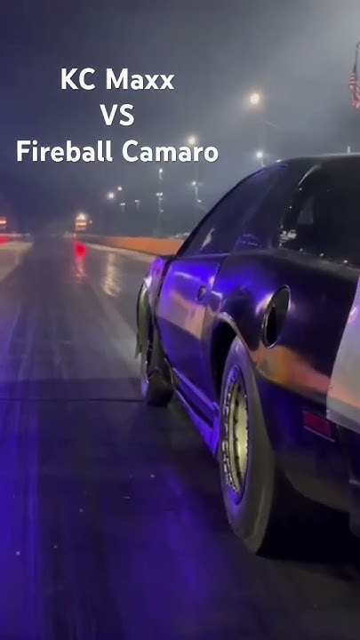 KC Maxx vs Fireball Camaro #racing #noprep #smalltire #race - YouTube