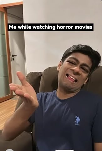 Me while watching horror movies - YouTube