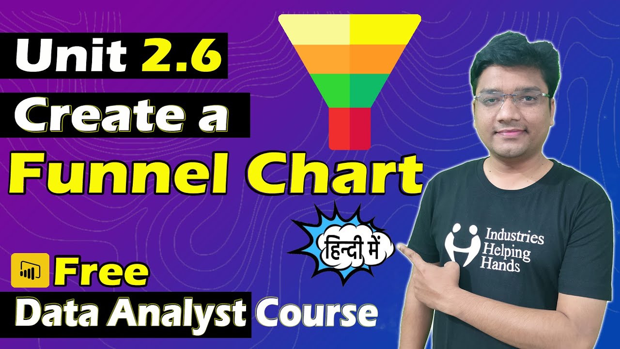 2.6 How to Create a Funnel Chart in Power Bi | Power BI Lecture for ...