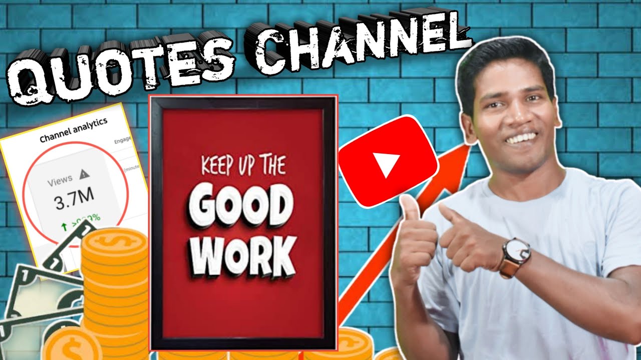 Quotes Channel | Quotes Video Kaise Banaye | Quotes Motivational Video ...