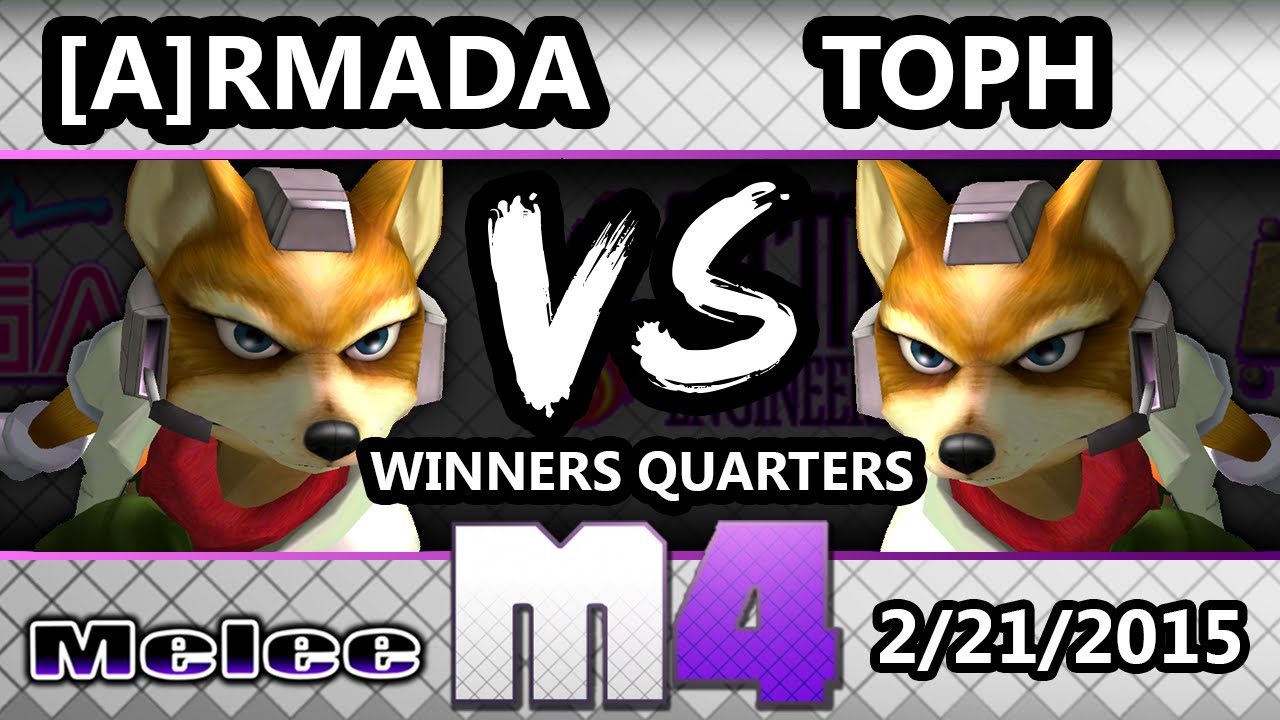 McSmashter 4 - [A] Armada (Fox) Vs. MIOM | Toph (Green) SSBM Winners ...
