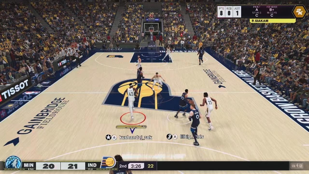 Indiana Pacers vs. Minnesota Timberwolves play now online NBA 2K 25 ...