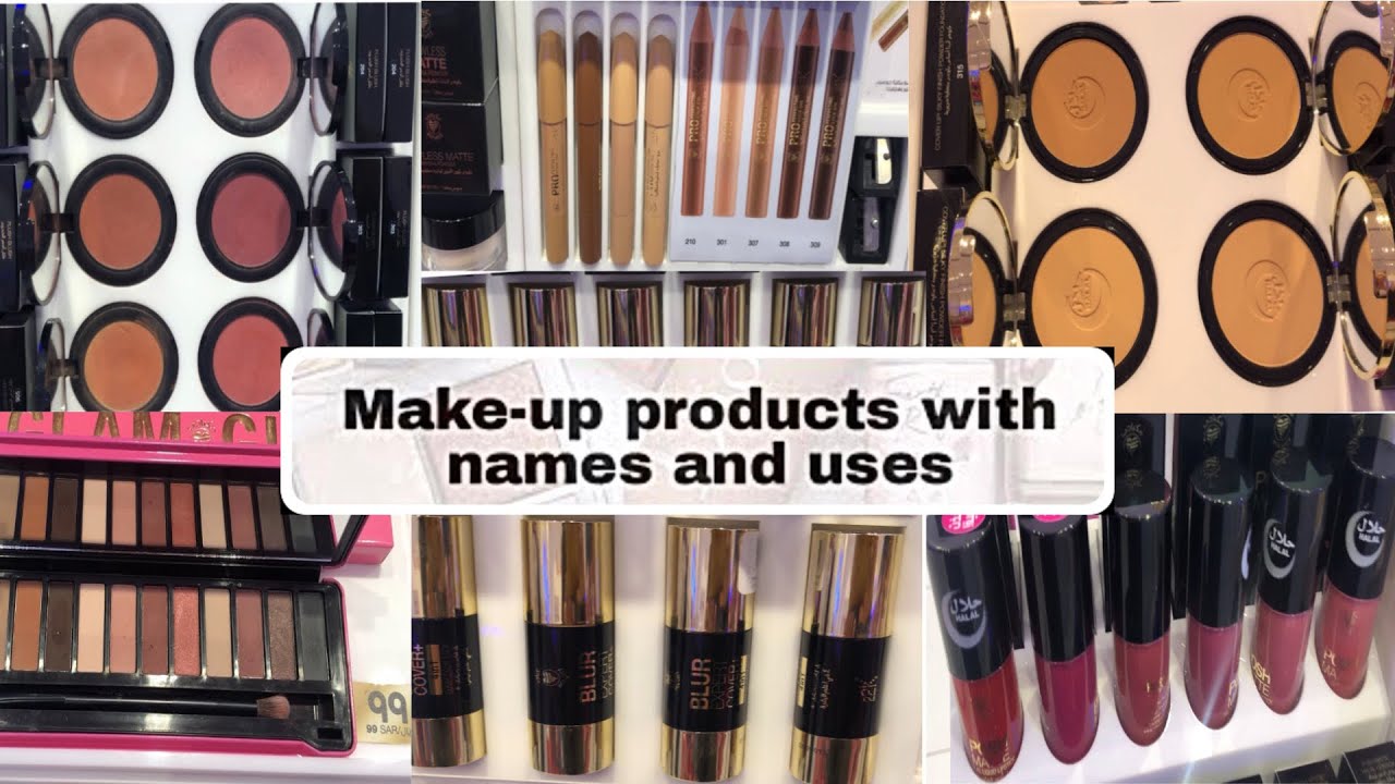 Makeup Products With Name and uses / Types Of Makeup Products 2022 ...