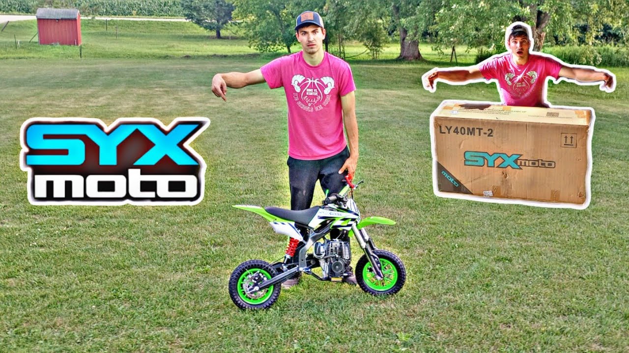 BEST Kids Dirt Bike Under $400? SYX Moto MT-2 40cc Unboxing, Setup ...