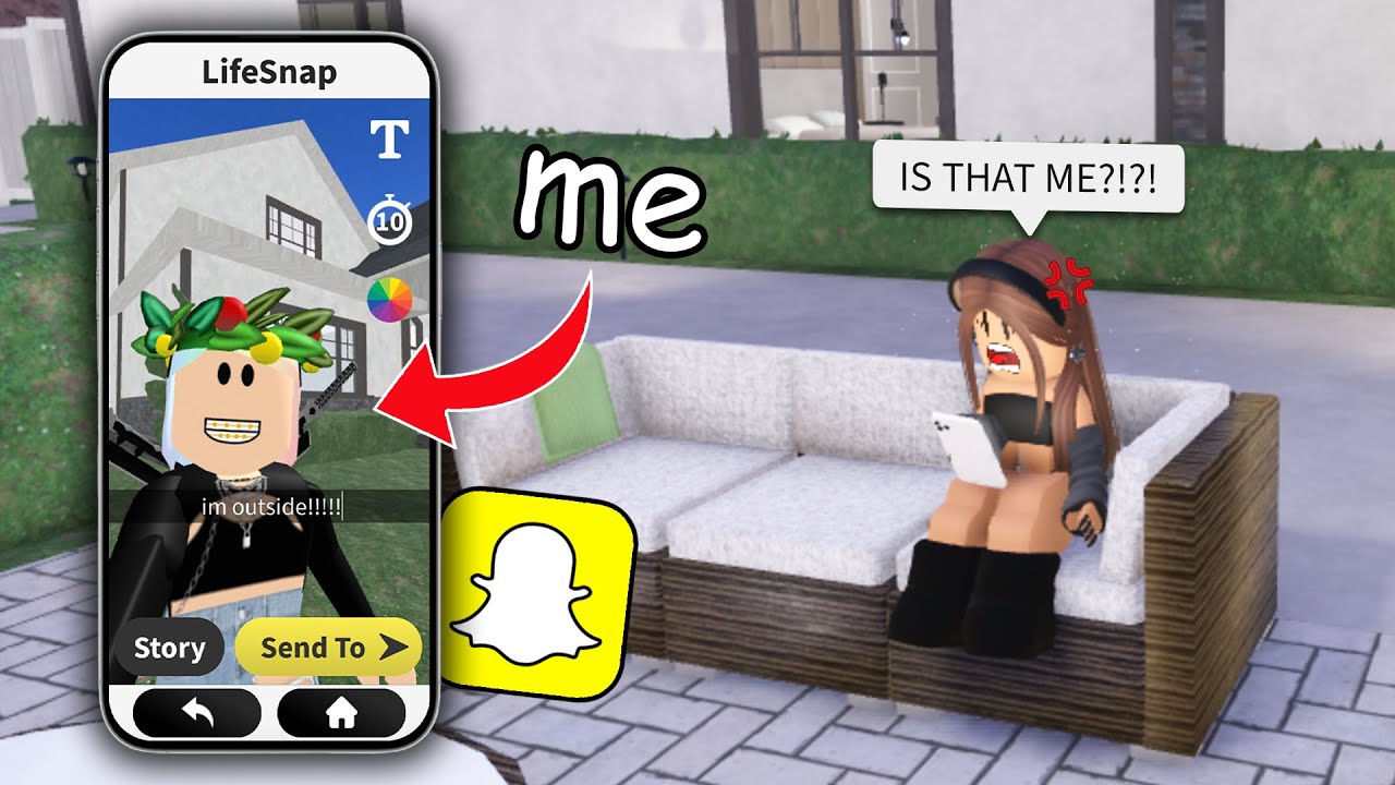 FIRST AVATAR SNAPCHAT TROLLING on ROBLOX - YouTube