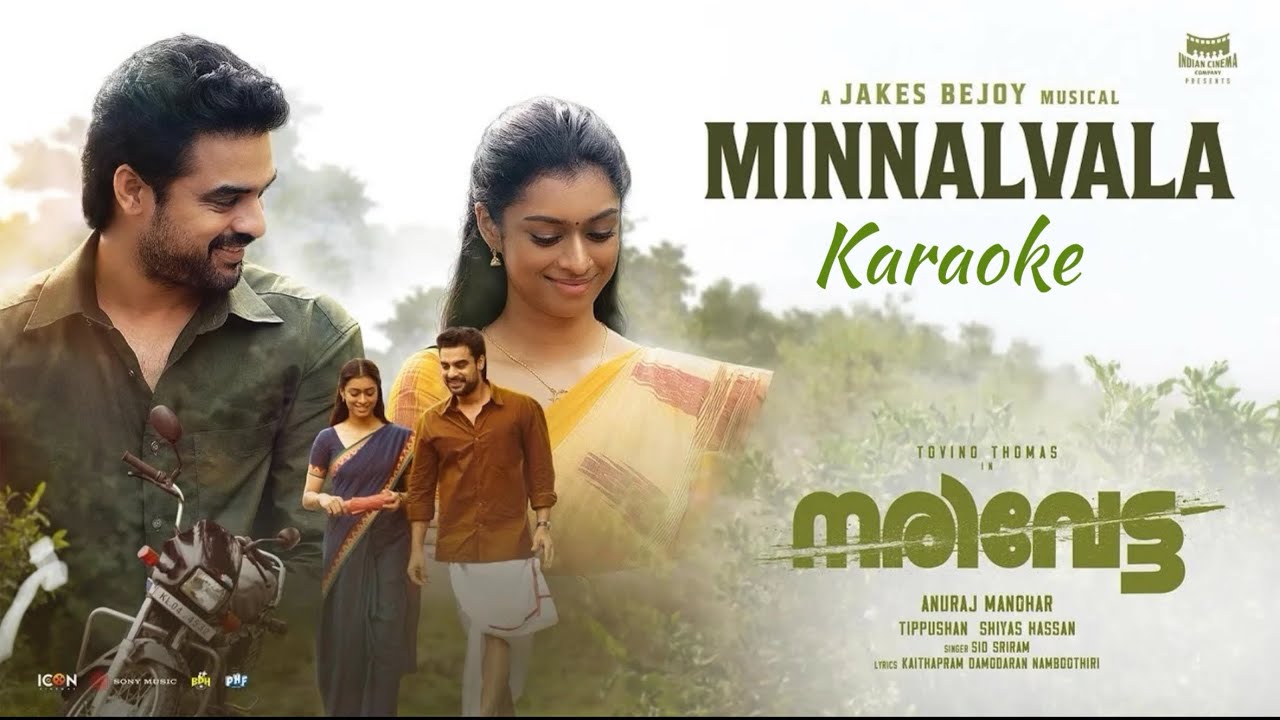 Narivetta - Minnalvala Karaoke Song| Tovino Thomas, Anuraj Manohar ...