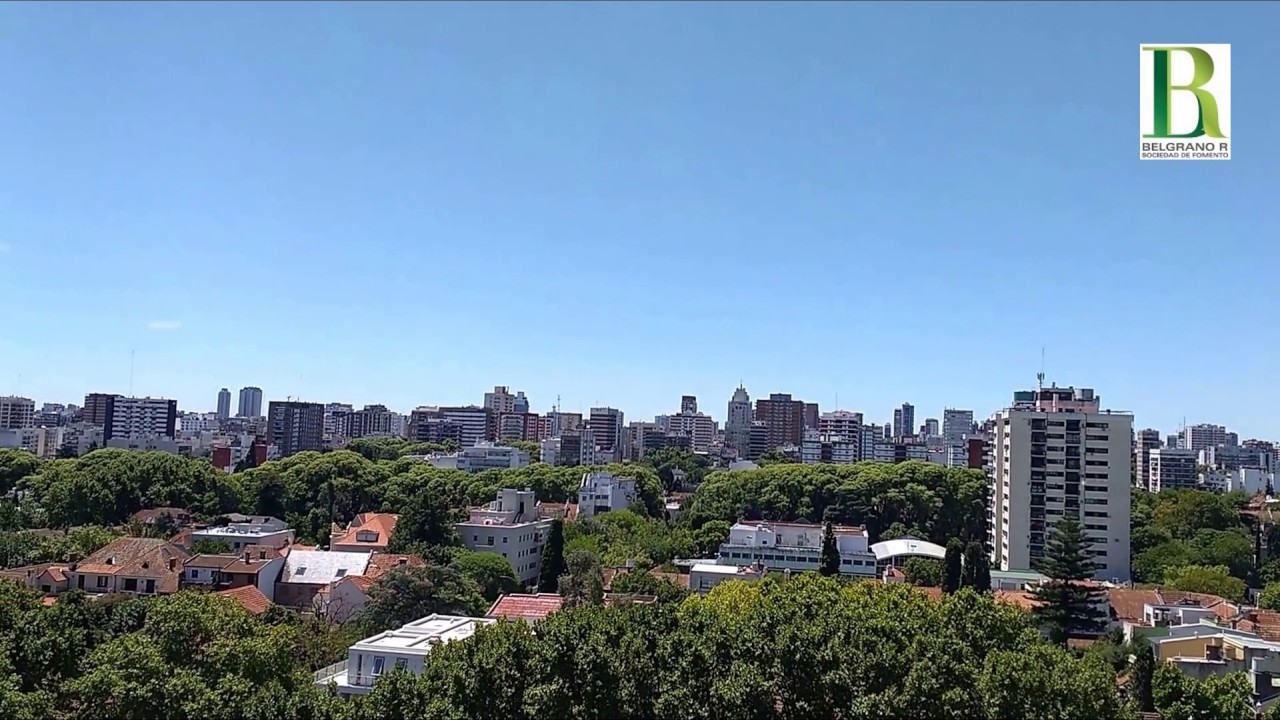 Barrio de Belgrano R Buenos Aires Argentina | Vista Aerea desde la Av ...