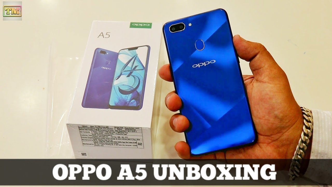 Oppo A5 Unboxing New Launch - YouTube