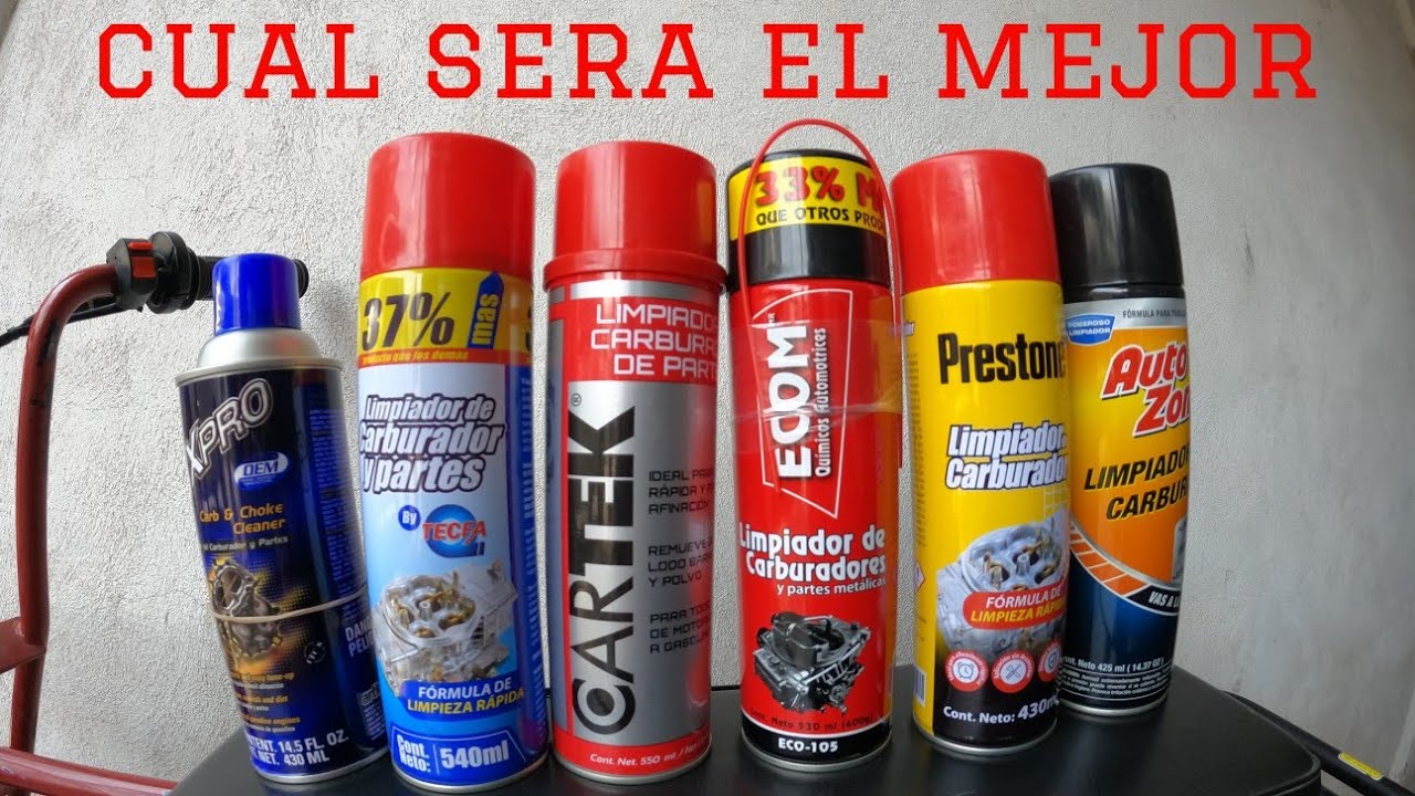 QUE CARBUCLEAN LIMPIADOR DE PARTES ES MEJOR??? - YouTube