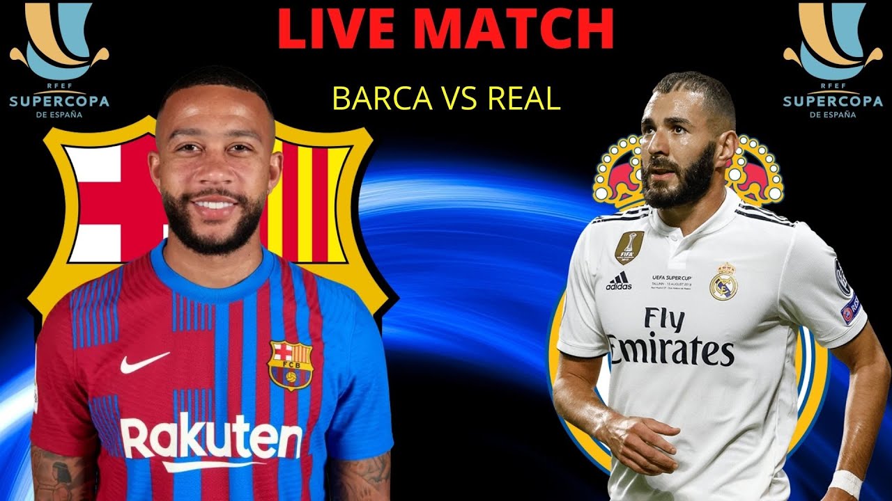 [DIRECT/LIVE] BARCA - REAL MADRID // SUPERCOUPE D'ESPAGNE // ( FCB VS ...