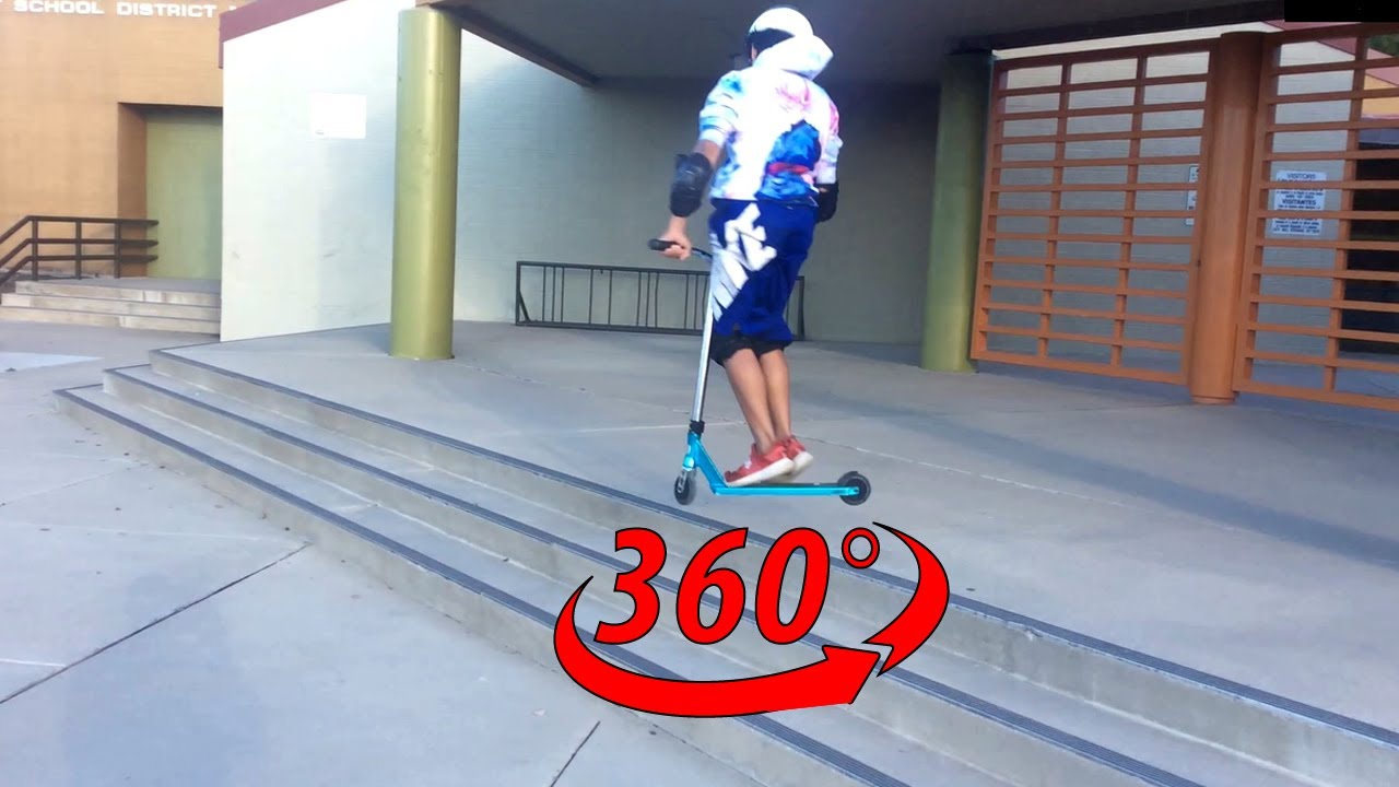 Scooter Tutorial: How to 360 Spin - YouTube
