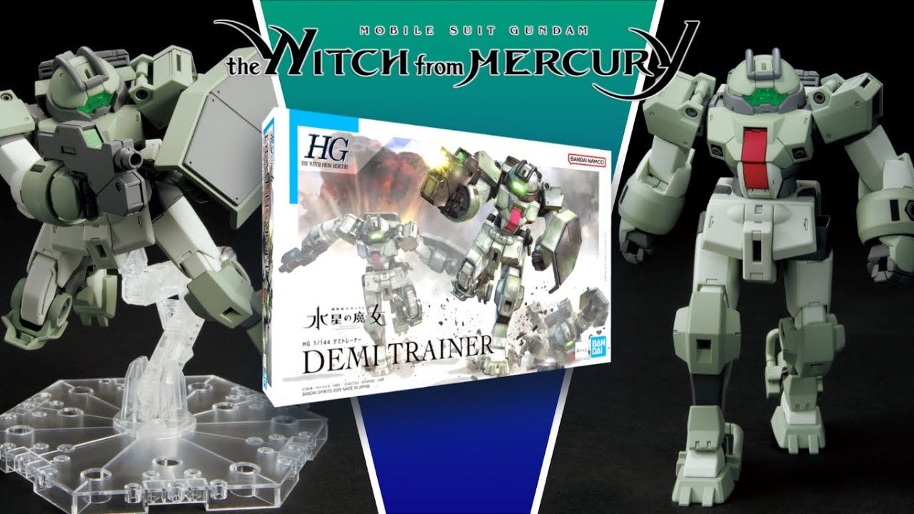 DEMI TRAINER HG 1/144, Mobile Suit Gundam THE WITCH FROM MERCURY - YouTube