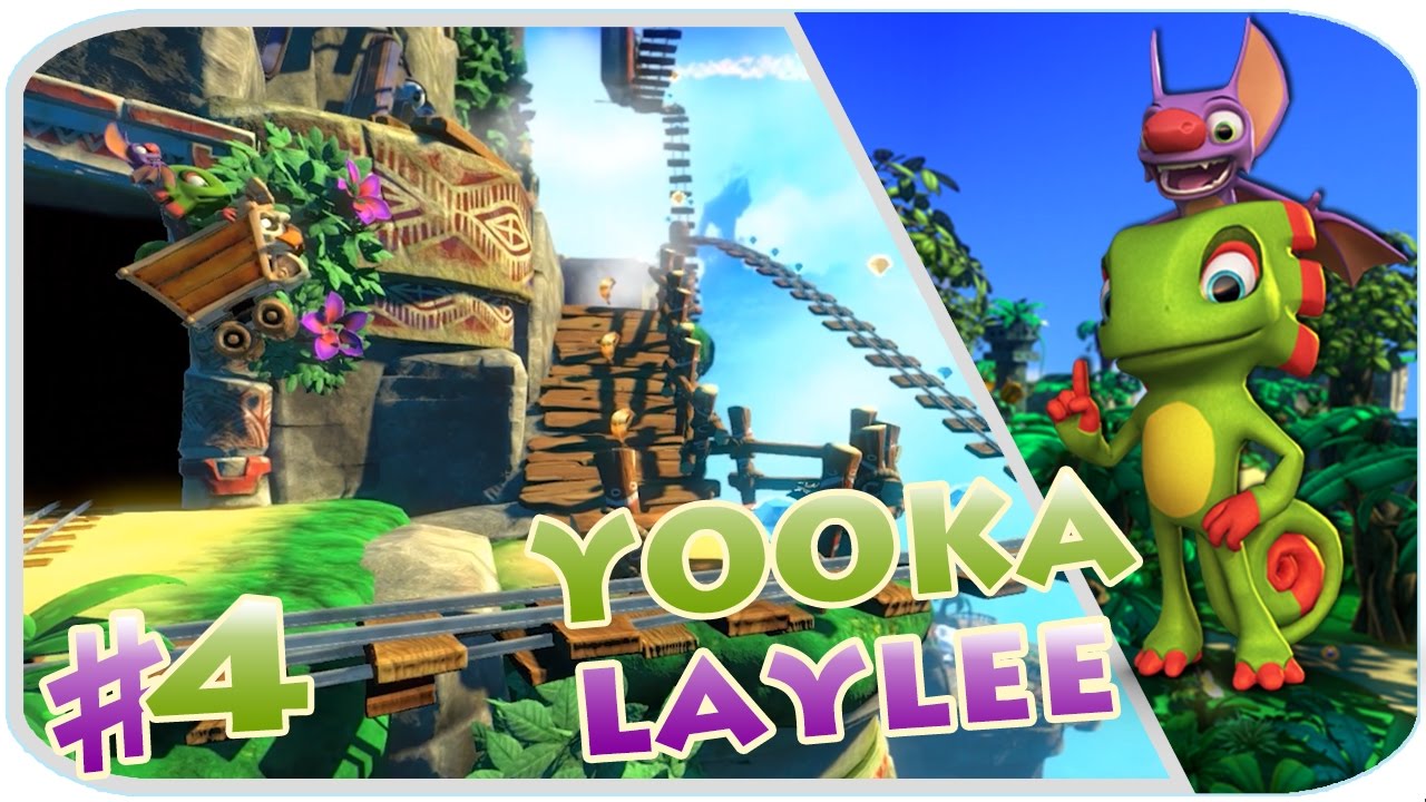 Yooka Laylee Viajando encima de Kartos - YouTube