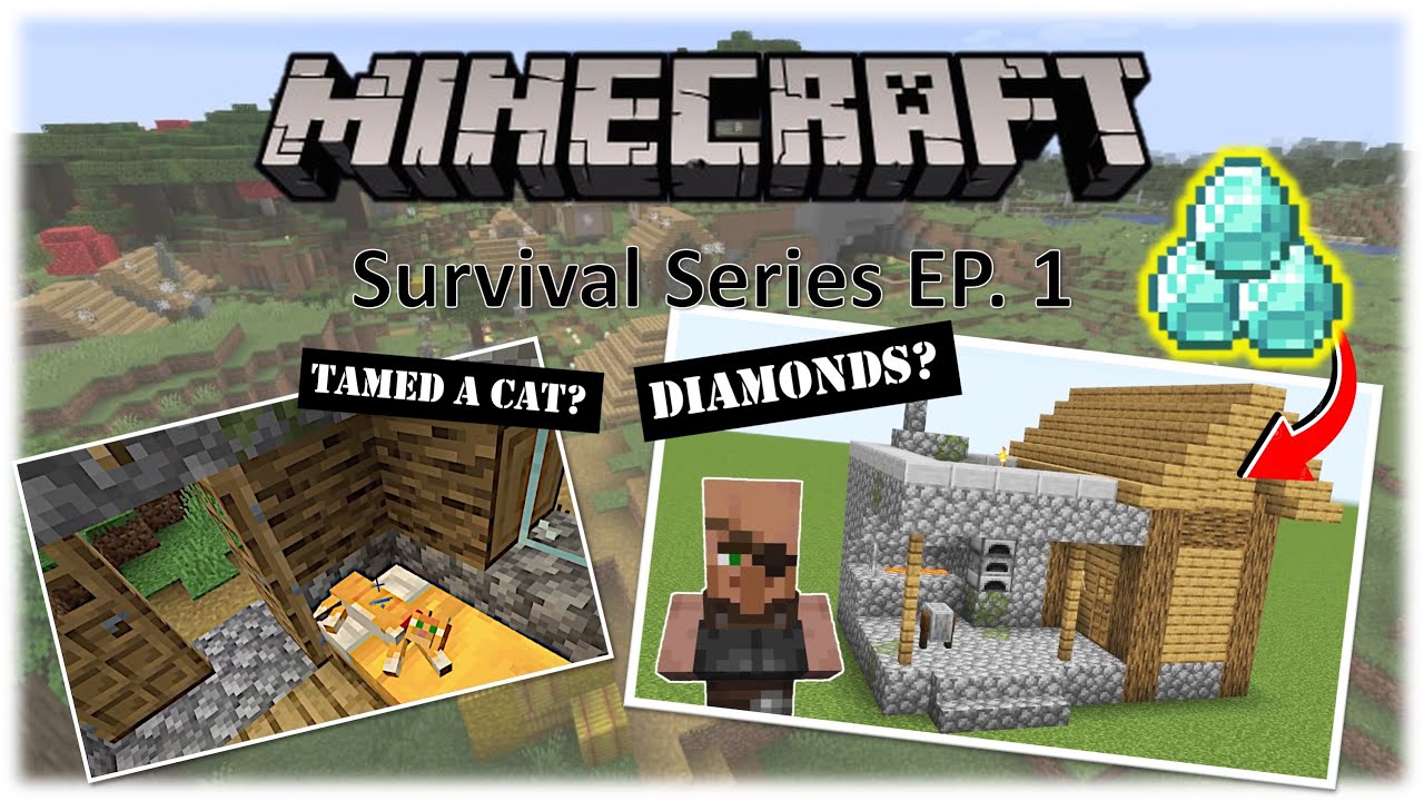 Minecraft Survival Series | Village DIAMONDS? - YouTube