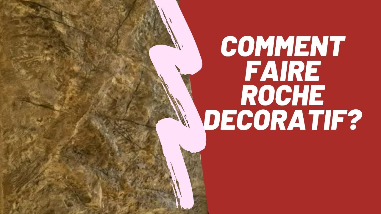 Création fausse roche pour décoration murale, enduit sculpté en forme ...