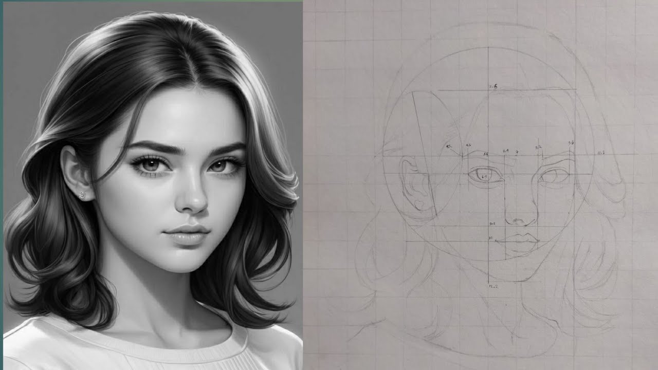 Secrets to Perfect Portraits Using Loomis Method - YouTube