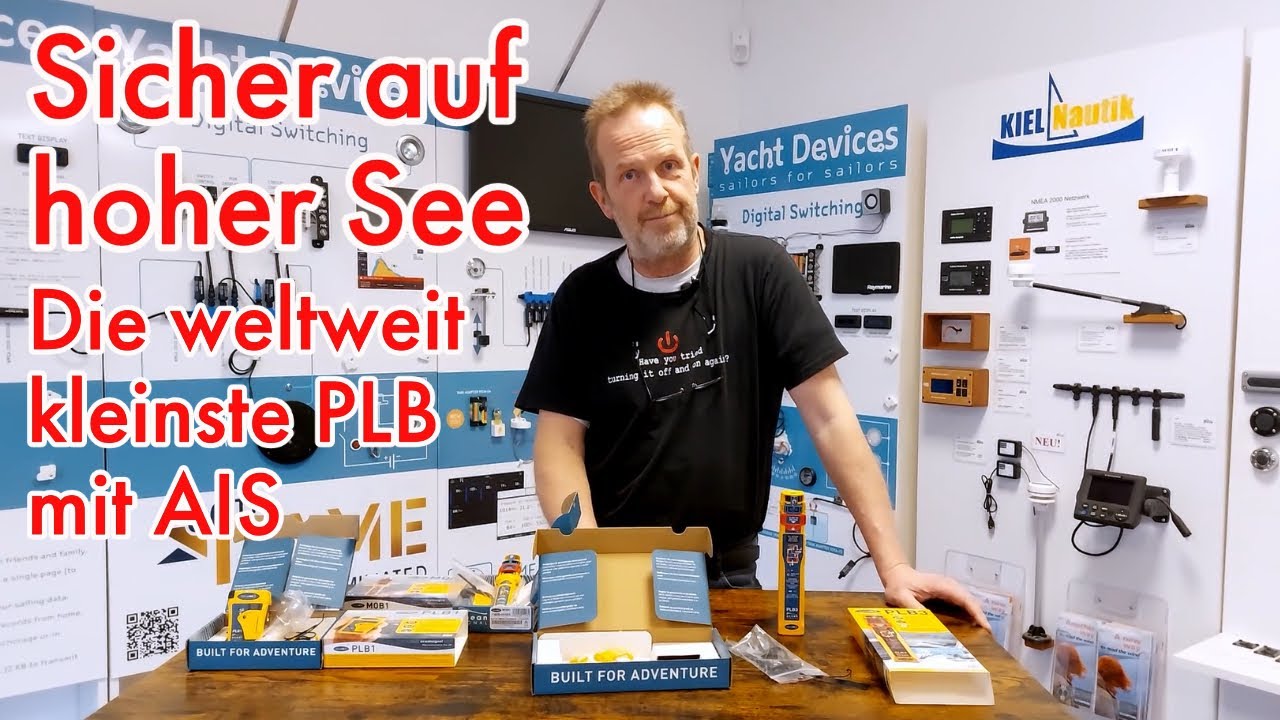 PLB 3 von Ocean Signal - kompakt, leicht und immer sicher auf hoher See ...