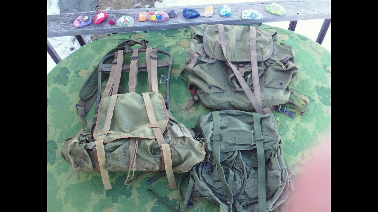 My Vietnam era rucksack collection - YouTube