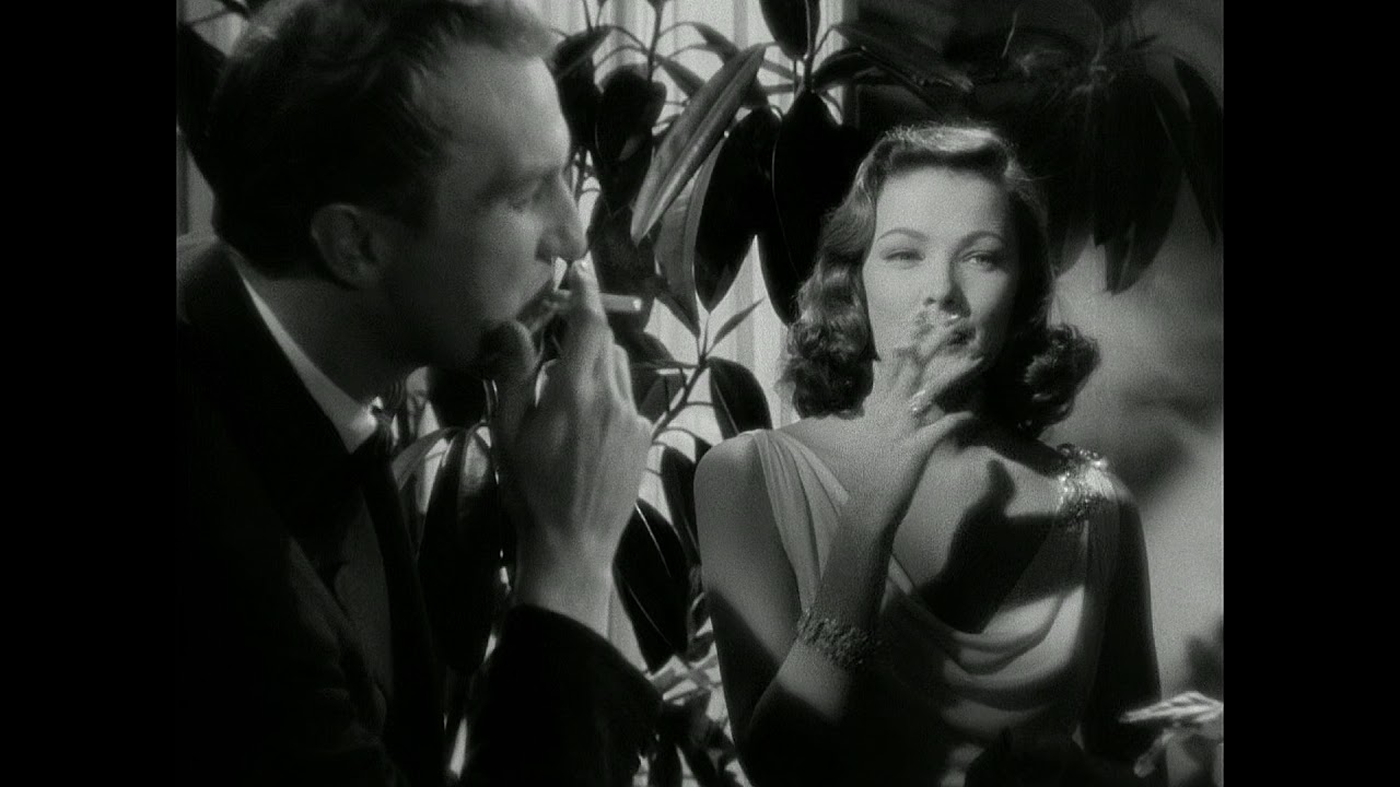 Wonderful Cozy Smoking with Gene Tierney and Vincent Price - YouTube