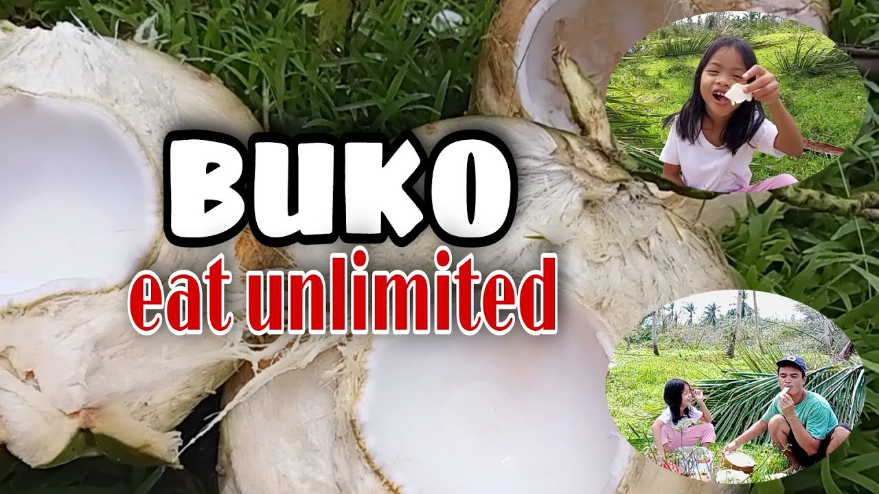 MUKBANG BUKO | BUKO EAT UNLIMITED😋😋🥥🥥 (LAUGHTRIP w/ my AJ) - YouTube