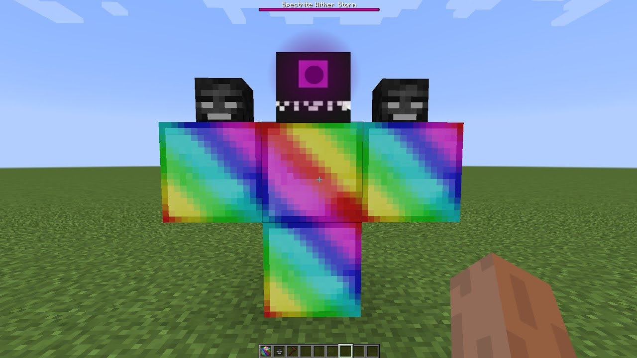 what if you create a SPECTRITE WITHER STORM in MINECRAFT - YouTube