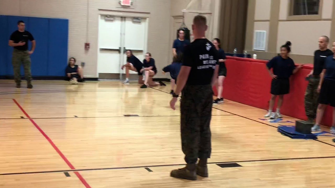 USMC Female Pool Function - YouTube