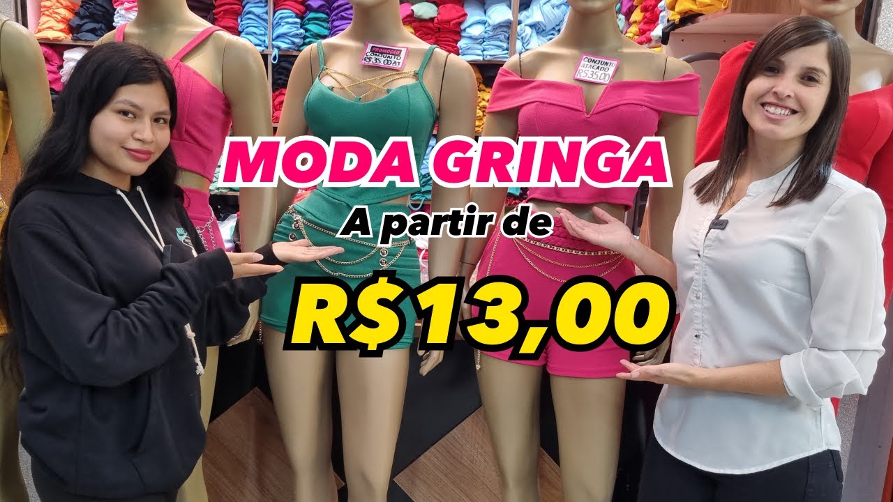[ACHEI NO BRÁS] MODA GRINGA A PARTIR DE 13,00 NA RUA DA JUTA - YouTube