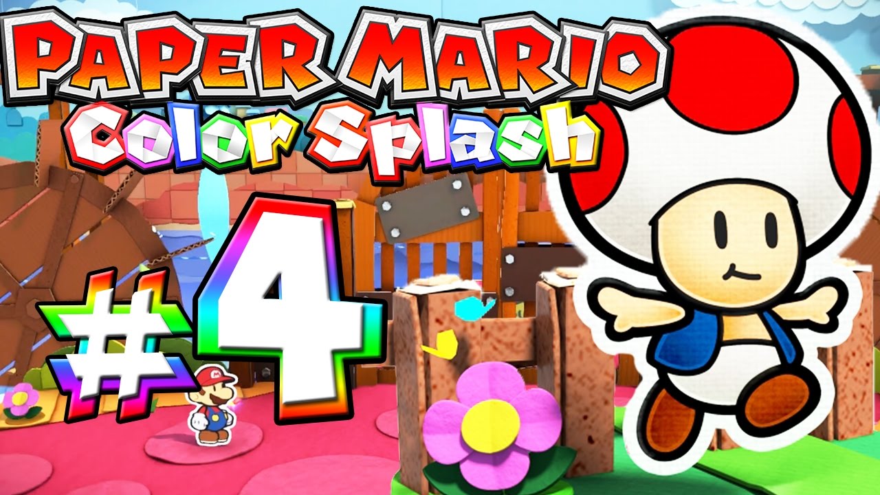 PAPER MARIO: COLOR SPLASH # 04 🎨 Toads Café steht Kopf! - YouTube