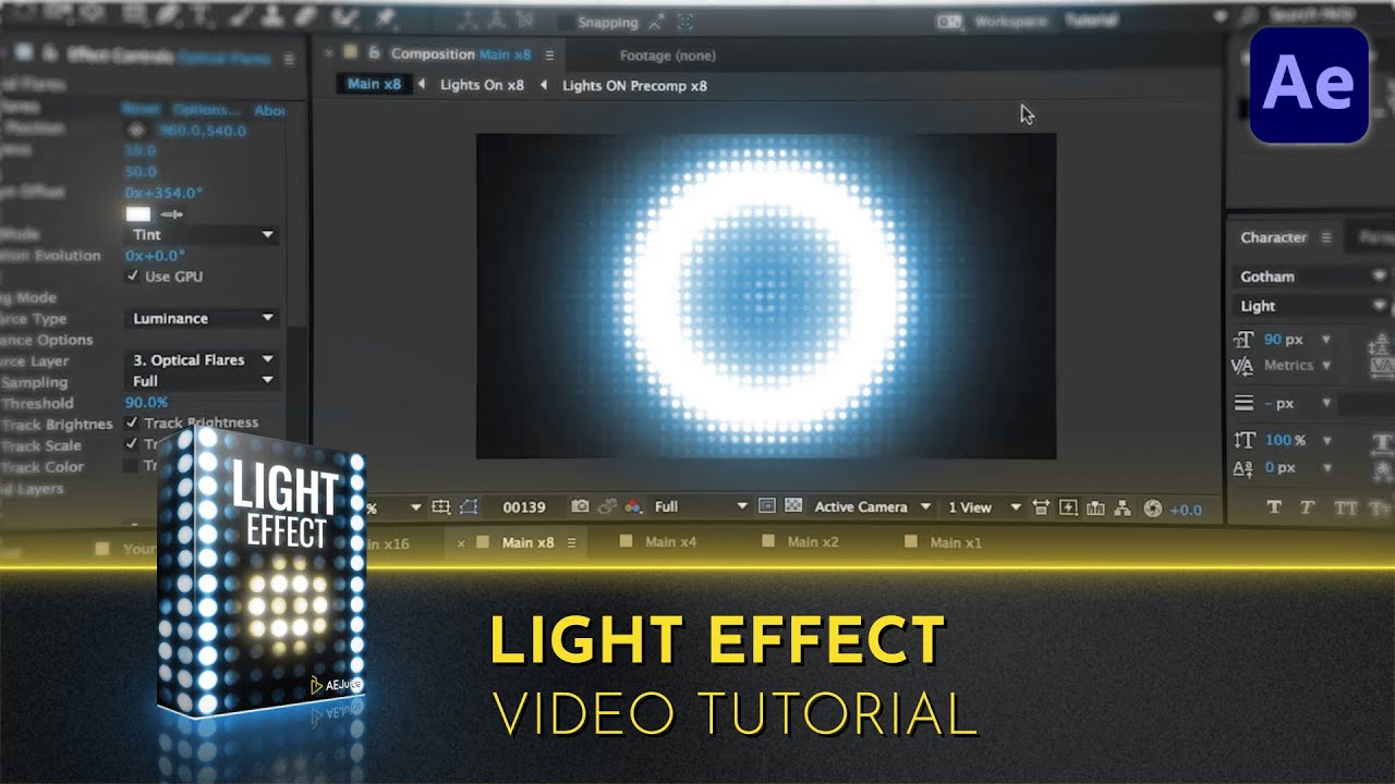 Light Effect | After Effects | Video Tutorial - YouTube