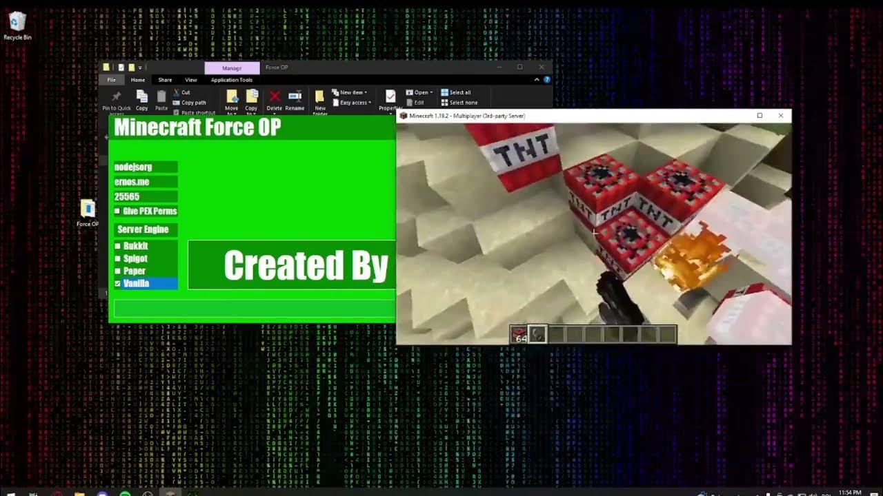 New FORCE OP Exploit on Minecraft Random Server 2024 updated - YouTube