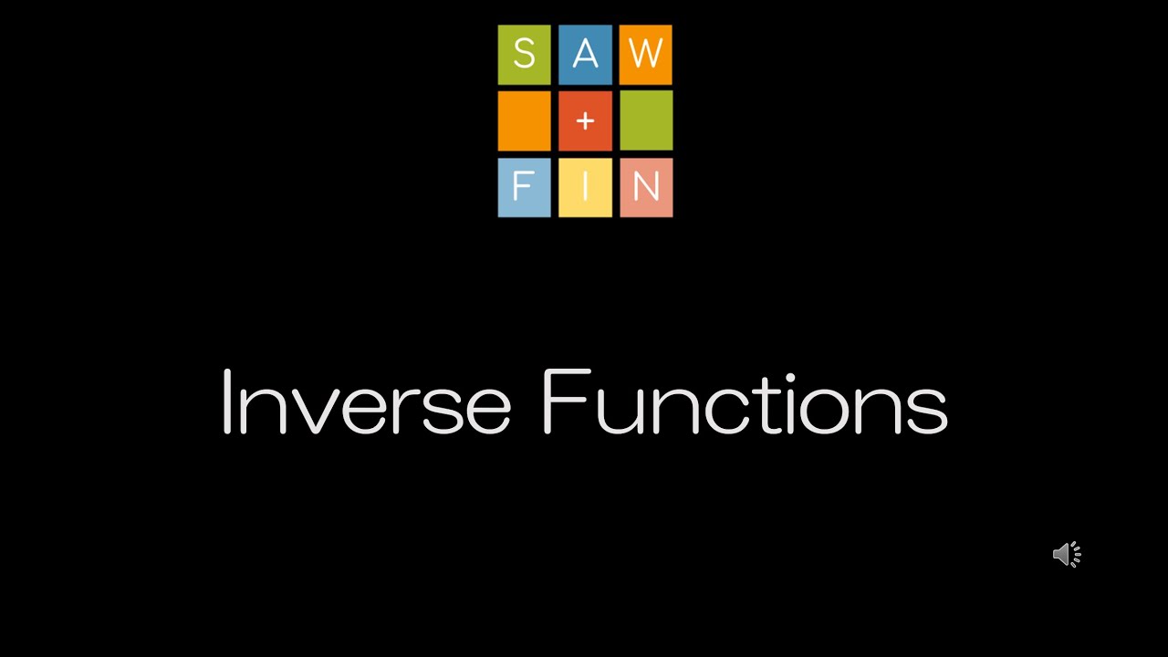 Precalculus 1.9 Inverse Functions - YouTube