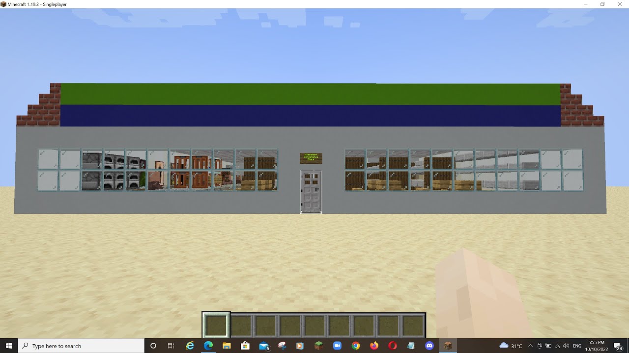 Minecraft Family Mart Convenience Store - YouTube