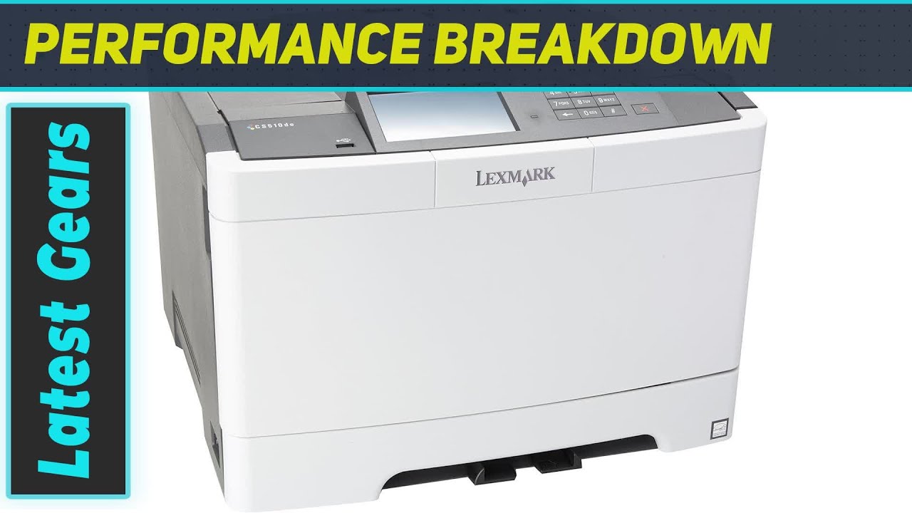 Lexmark CS510de: Fastest Color Laser Printer? - YouTube