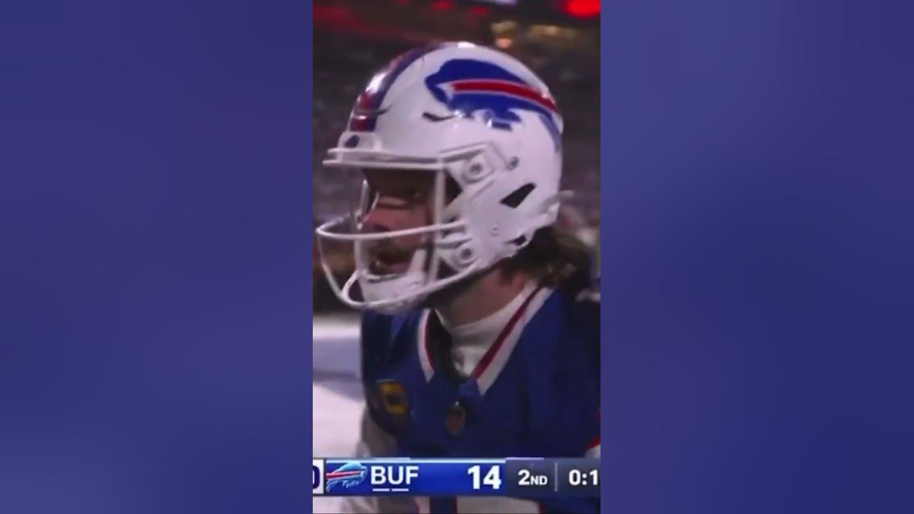 Josh Allen scores his 2nd rushing touchdown of the half as the Bills lead 21-10 - YouTube