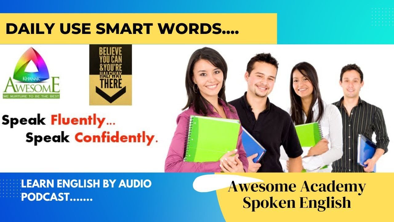 learn 10 new smart daily use words|| English by listening to audio ...