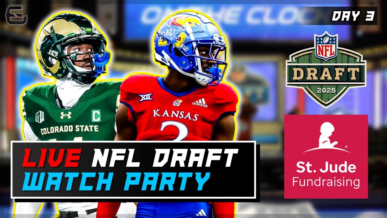NFL Draft | Day 3 | LIVE - Watch Party, Updates & Reactions | St. Jude ...