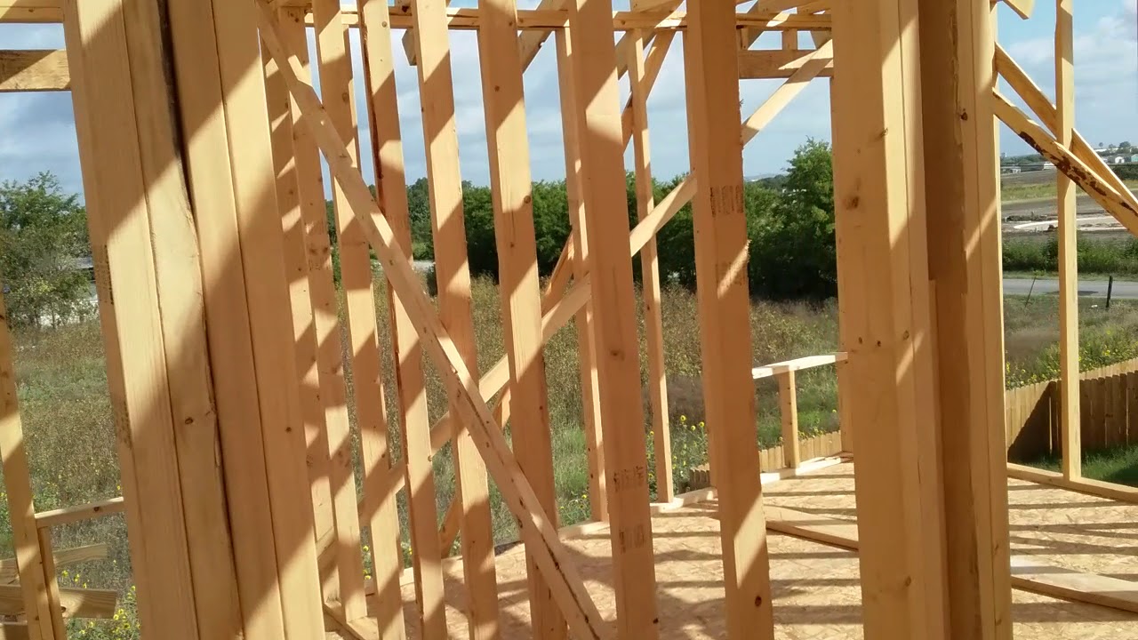 Frame walkthrough of duplex. - YouTube