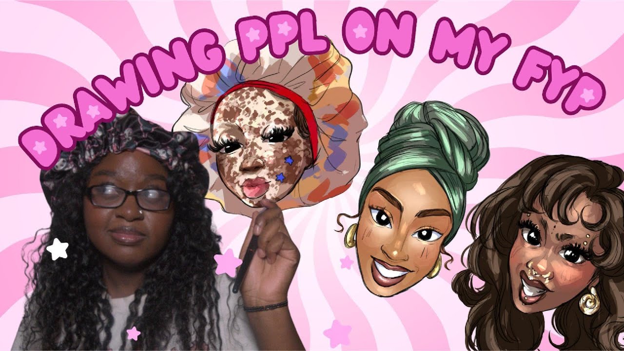 ★DRAWING PPL ON MY FYP★ - YouTube