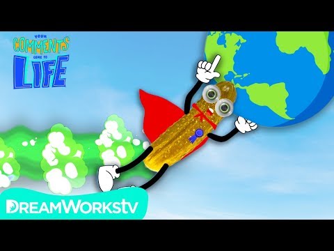 Farting Pickle Saves the WORLD! | YOUR COMMENTS COME TO LIFE