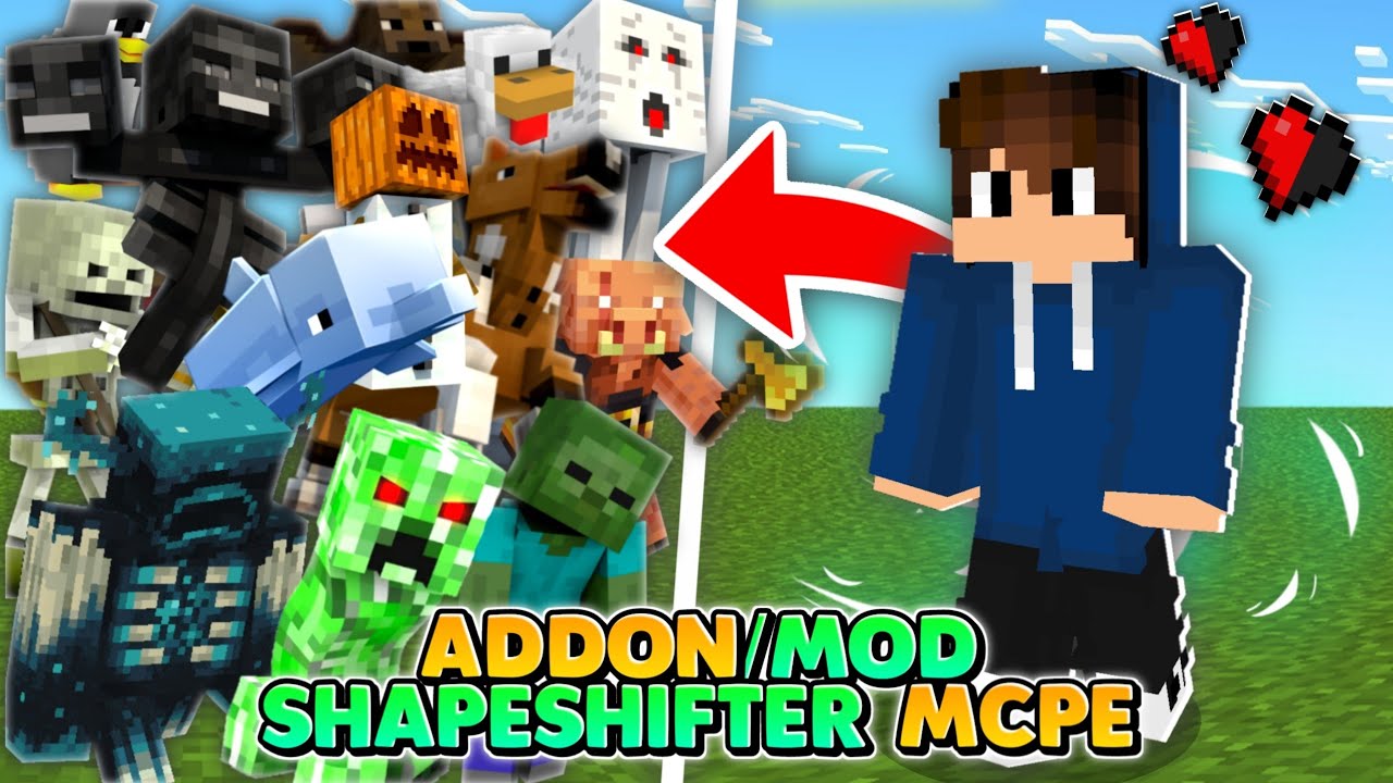 (ADDON SHAPESHIFTER MCPE) Cara Pasang Mod/Addon Shapeshifter Di MCPE ...