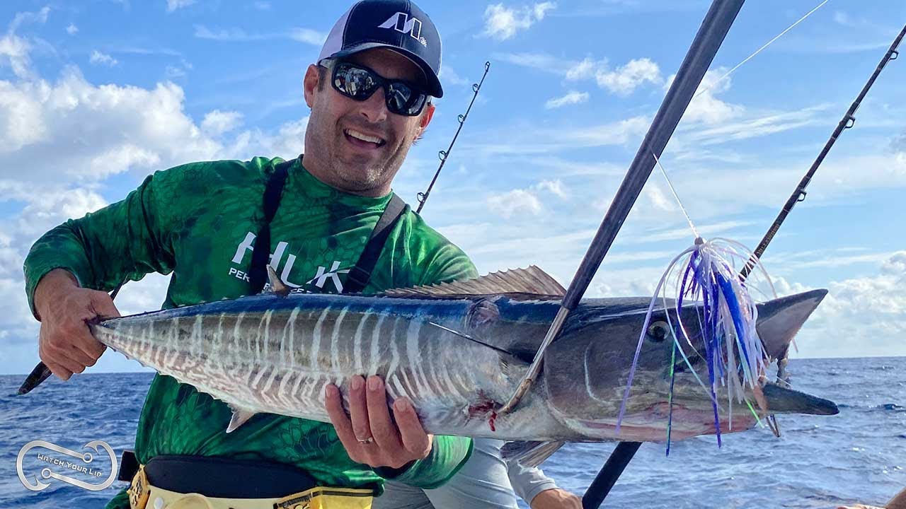 PLANER FISHING FOR WAHOO - A BIRTHDAY WISH COME TRUE - YouTube