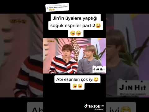 Jin'in soğuk esprileri😂😂[Çabuk iyileş Jin😍]#bts#btsarmy#jin#jinbts#queen_ladyyy