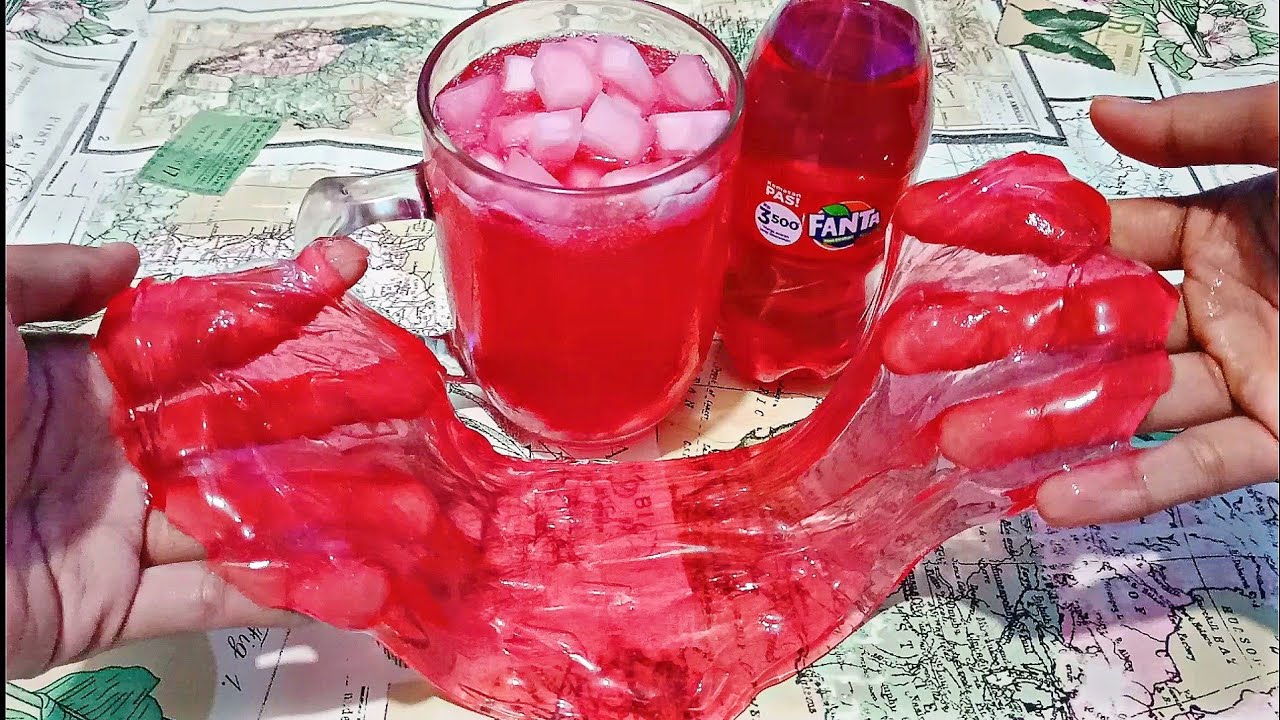 Bikin Slime Pake Fanta?! • Tutorial Fanta Clear Slime! - YouTube